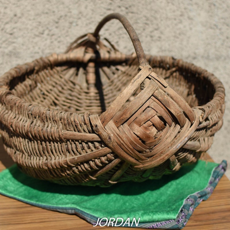 Rustic Basket - Etsy