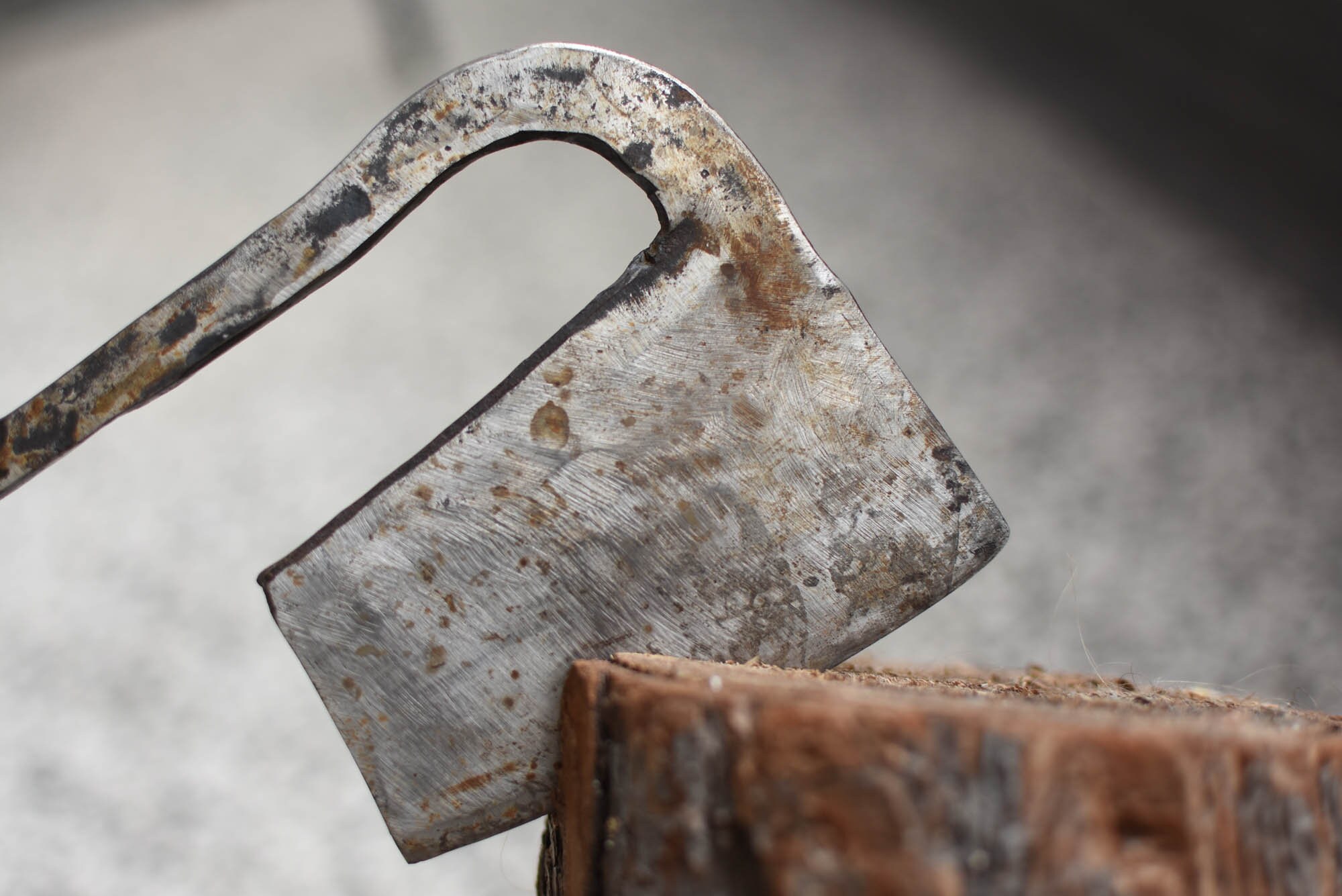 Vintage Large Forged Meat Cleaver//primitive Meat Kitchen | Etsy