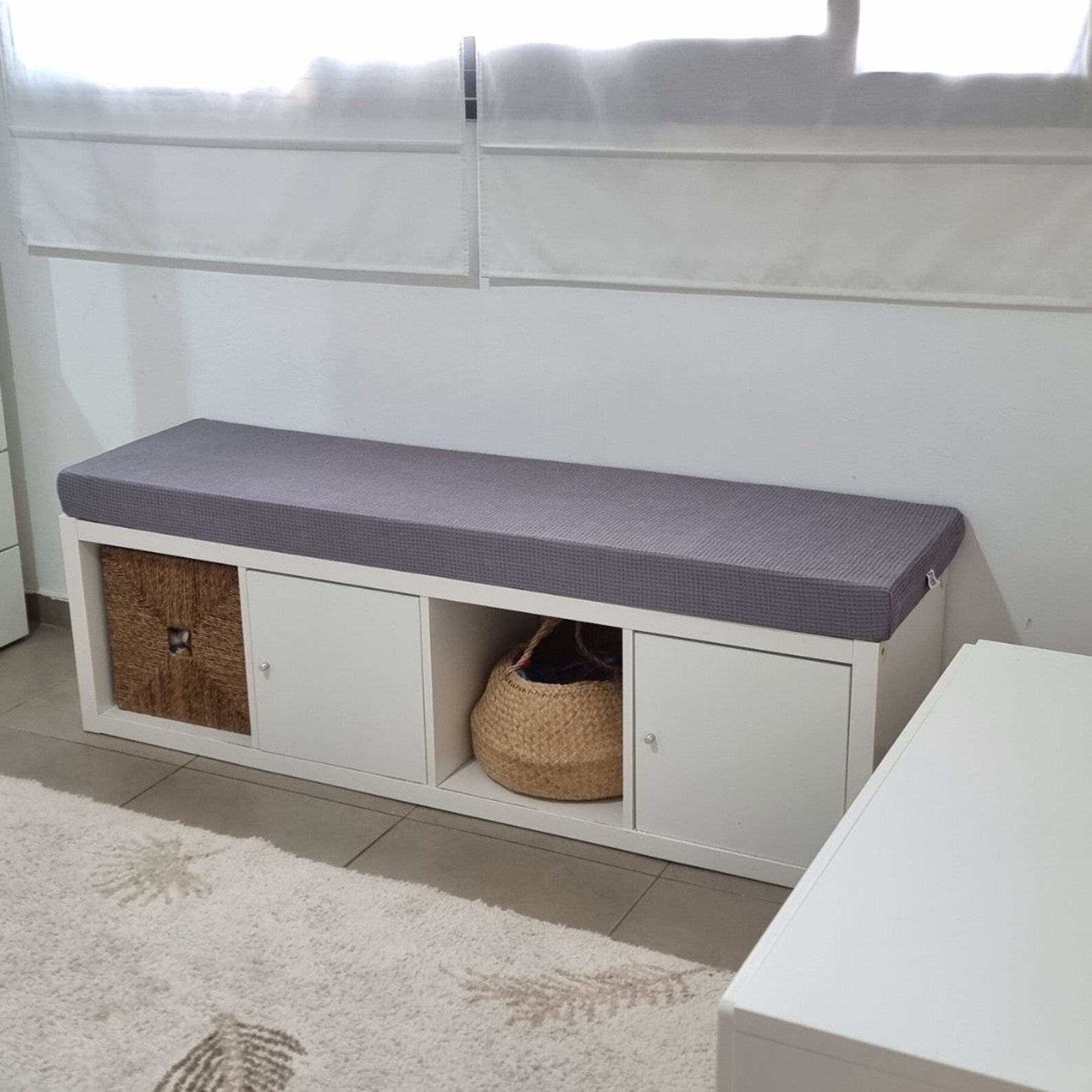 IKEA Kallax Seat Cushion Waffle Pique Collection new Collection Ikea ...