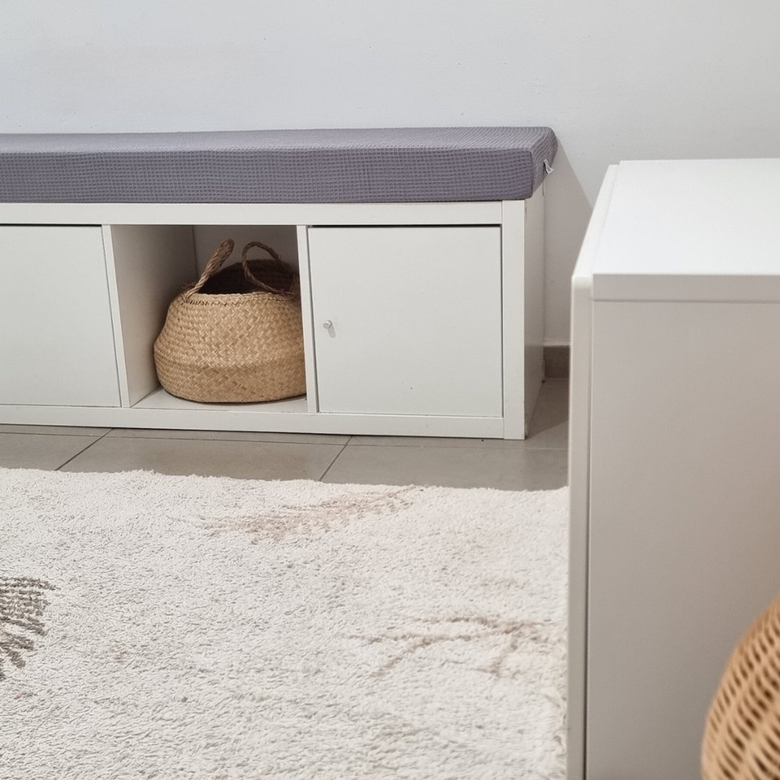 IKEA Kallax Seat Cushion Waffle Pique Collection new Collection Ikea ...