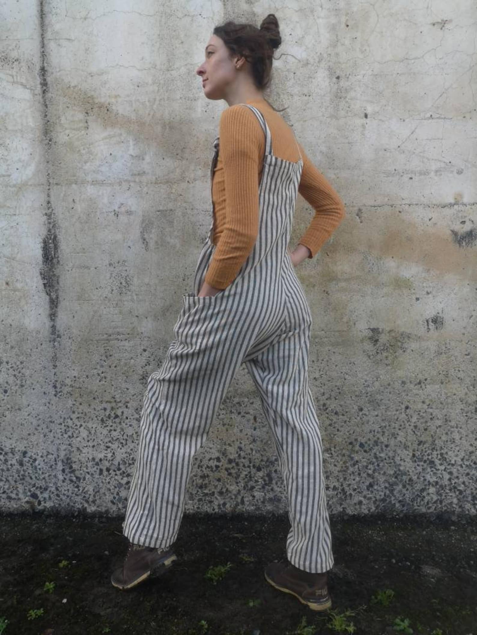 Stripey Overalls - Etsy