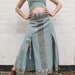 Viking Skirt - Woad Blue - Boho Festival Rave Skirt - Etsy