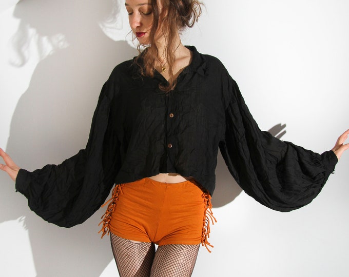 Pirate Top - Black - Etsy