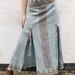 Viking Skirt - Woad Blue - Boho Festival Rave Skirt - Etsy