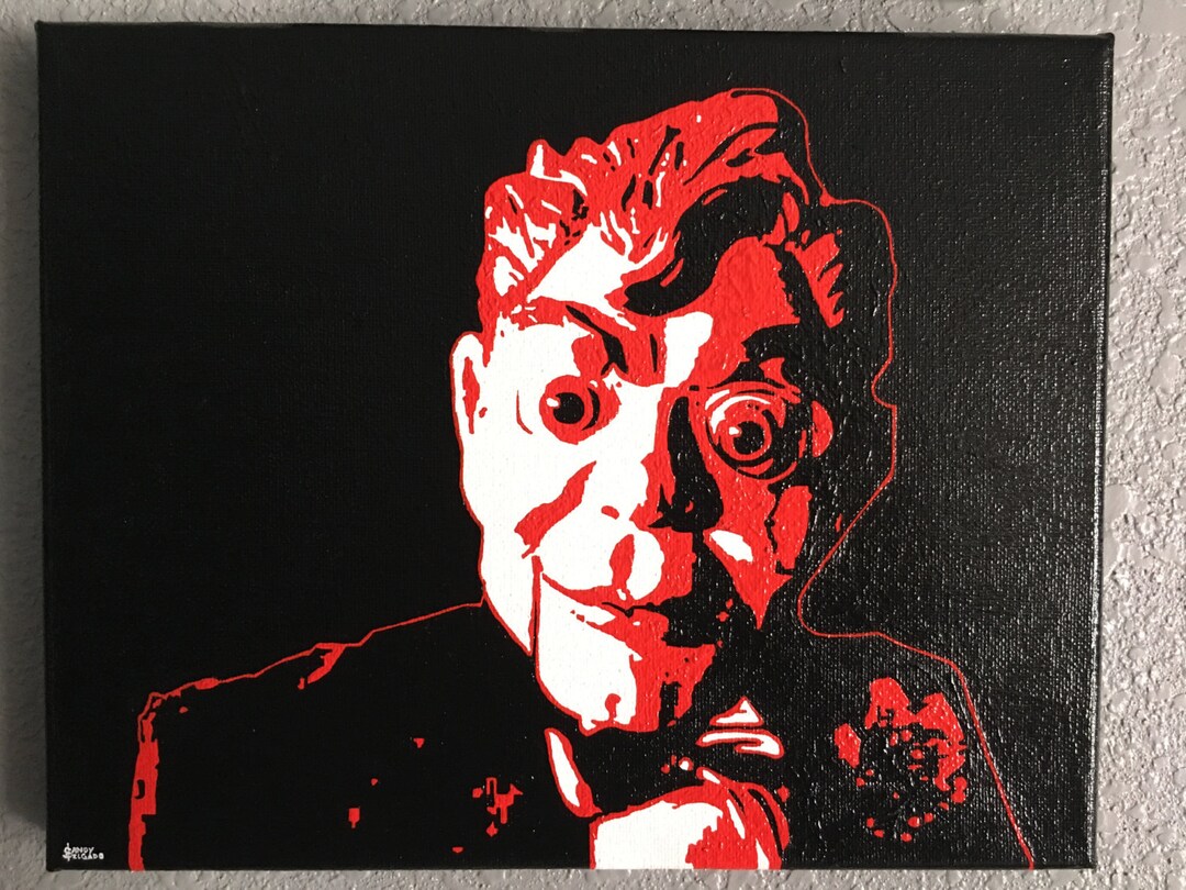 8x10 Slappy the Dummy Toothpick Painting - Etsy