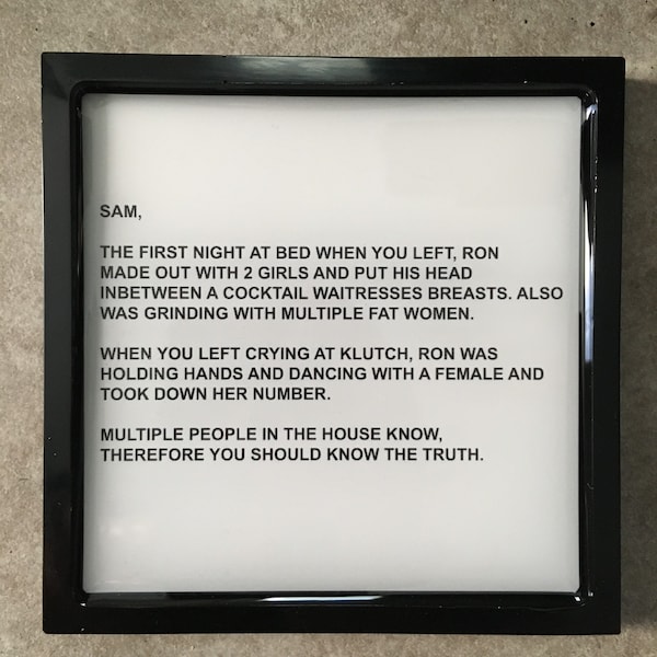 Jersey Shore Note to Sam - Etsy