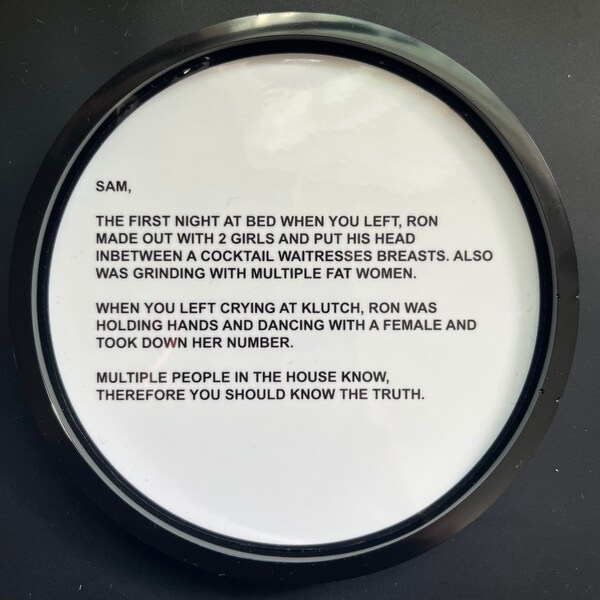 Jersey Shore Note to Sam - Etsy