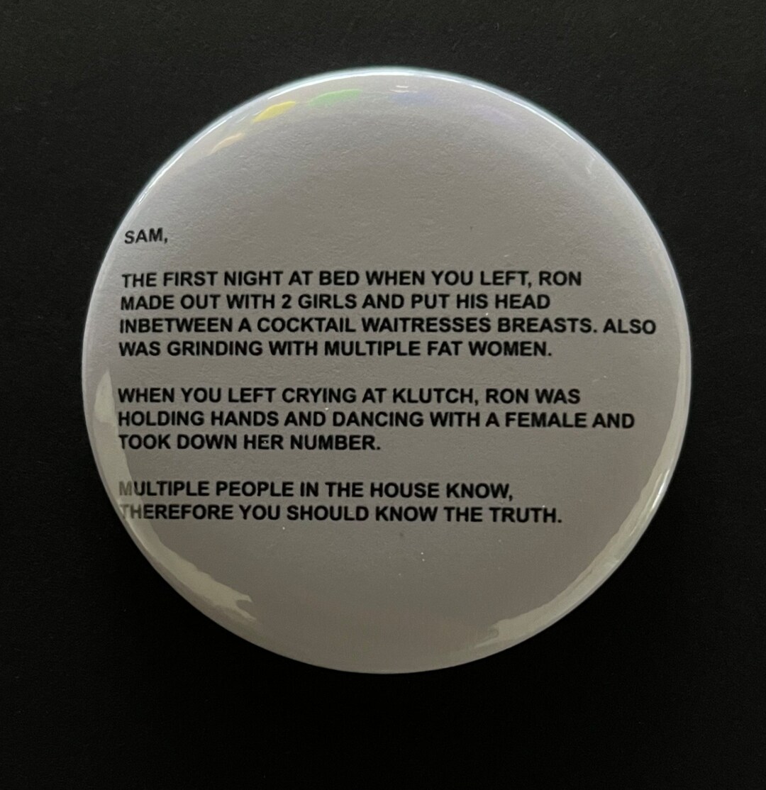 Bottle Opener Jersey Shore Sam Note Button - Etsy