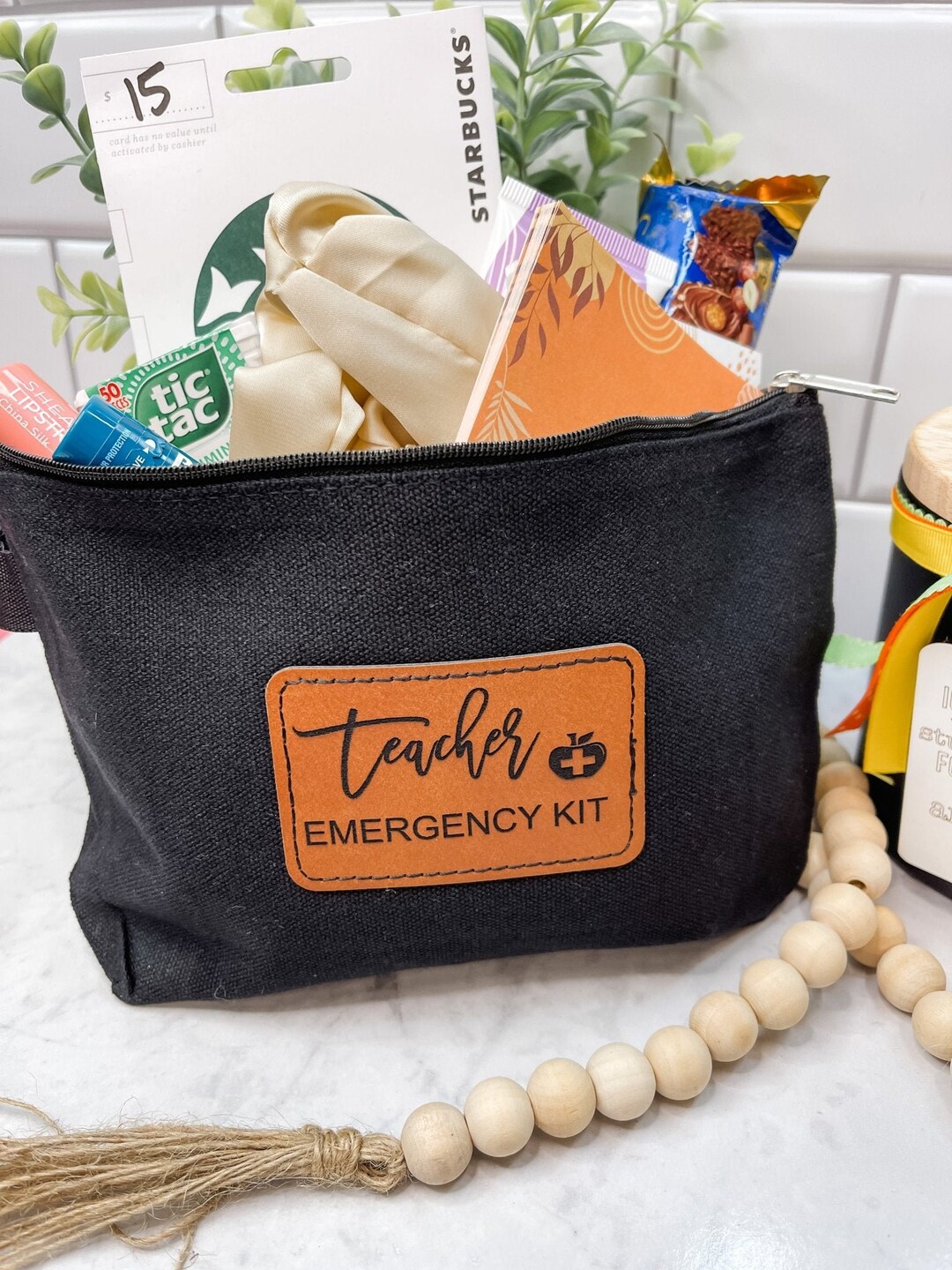 Teacher Emergency Kit, Teacher Gift, Teacher Appreciation, Canvas Bag ...