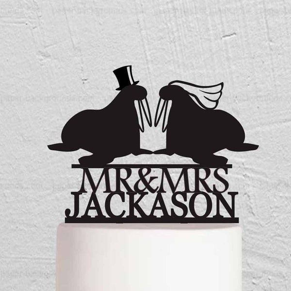 Walrus Cake Topper - Etsy