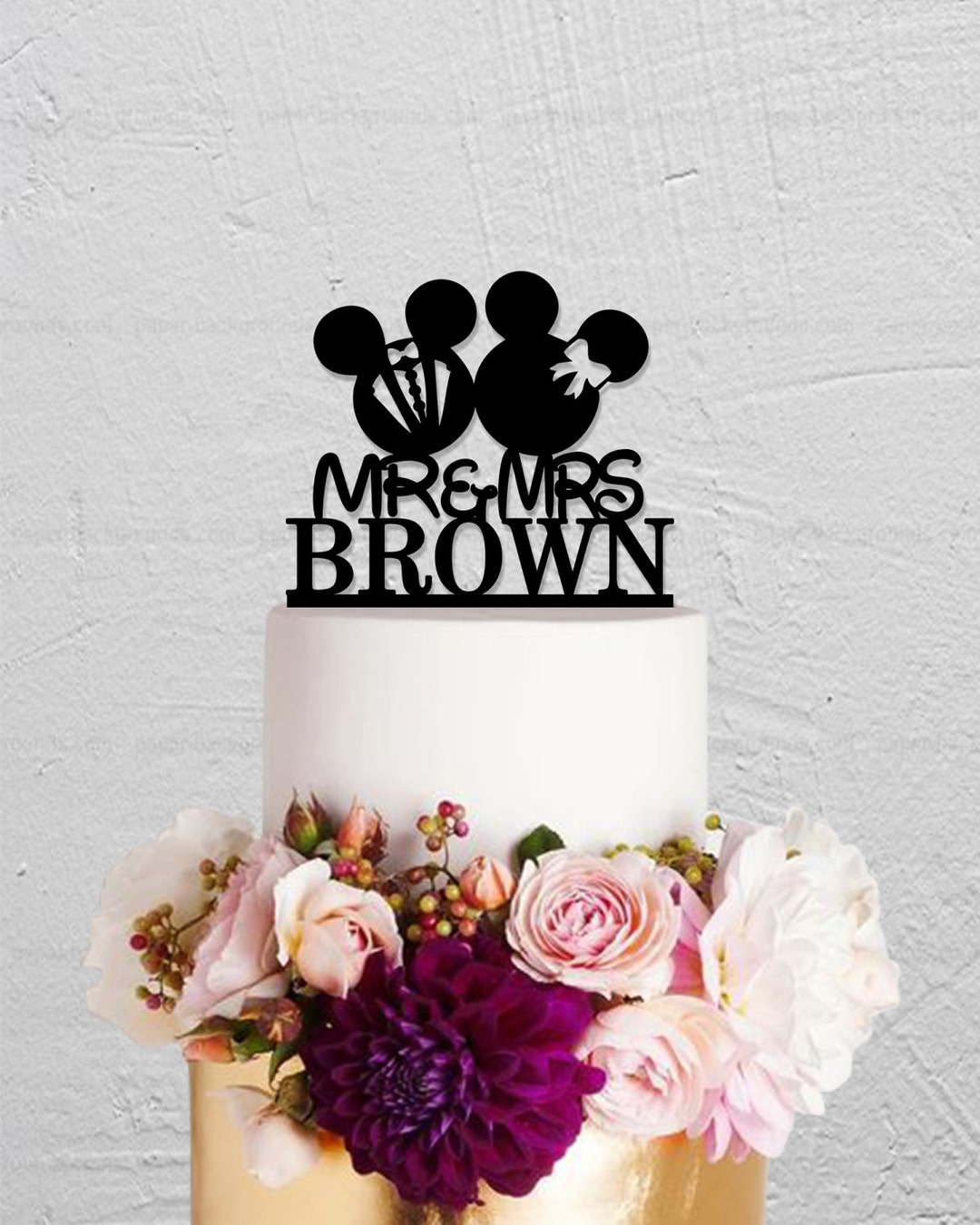 Micky Mouse Cake Topper,wedding Cake Topper,custom Cake Topper,disney ...