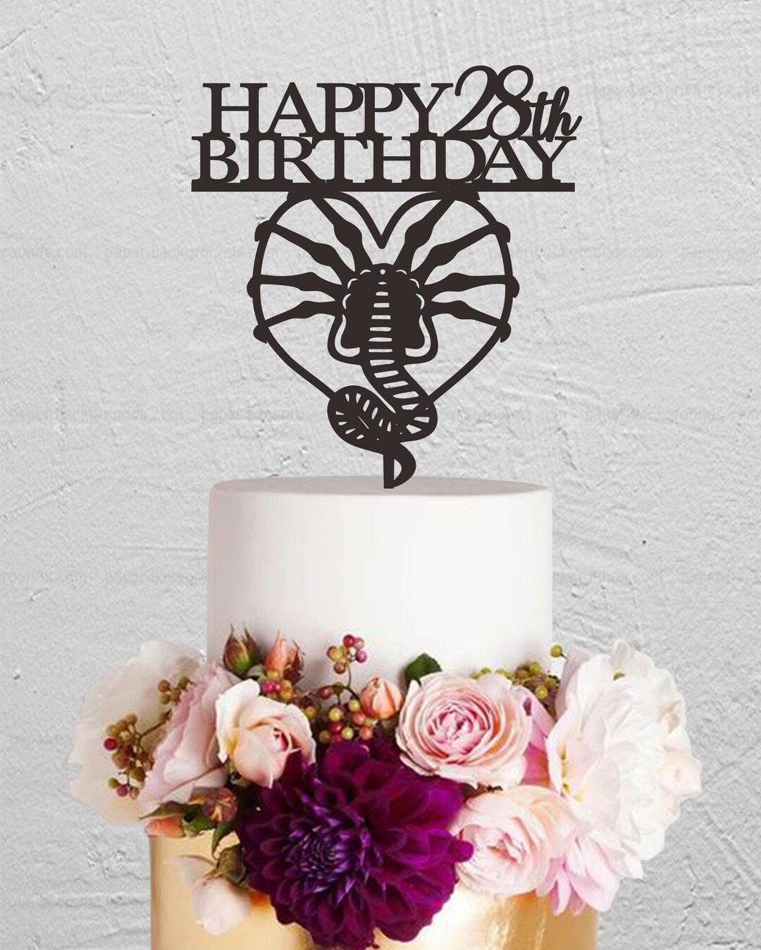 Monster Cake Topper, Alien Cake Topper, Alien Theme Cake Topper ...