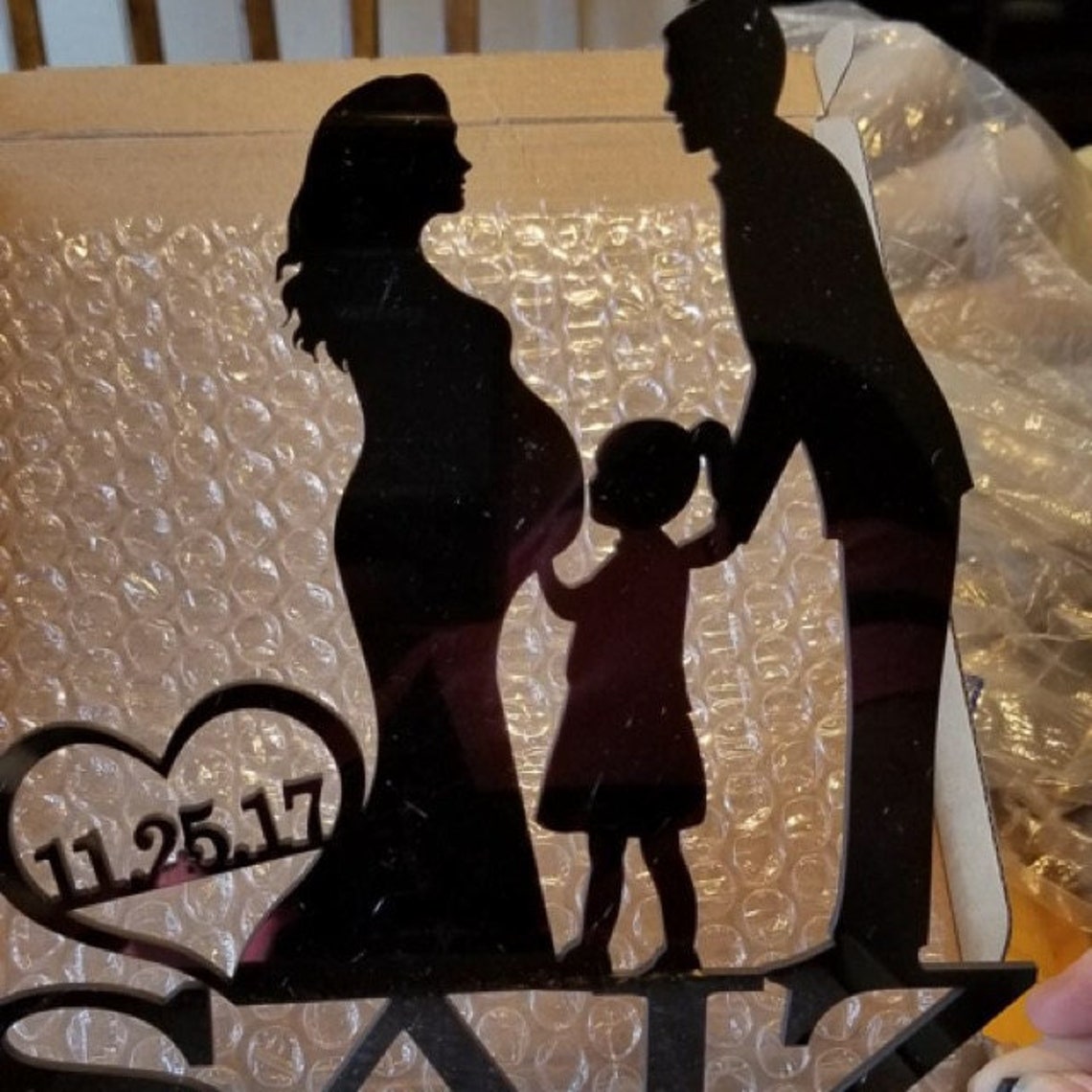 Wedding Cake Topperfamily Cake Topperpregnant Cake | Etsy