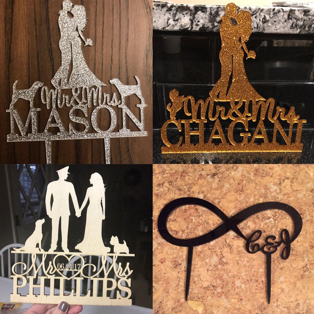 Wedding Cake Topper,peter Pan Cake Topper,disney Cake Topper,rustic ...