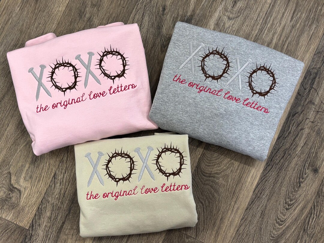 The Original Love Letters Embroidered Shirt/ Embroidered Shirt ...