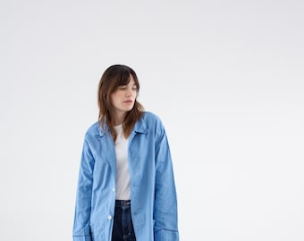 The Toulouse Jacket | Vintage Matisse Blue Chore Jacket | Unisex French ...