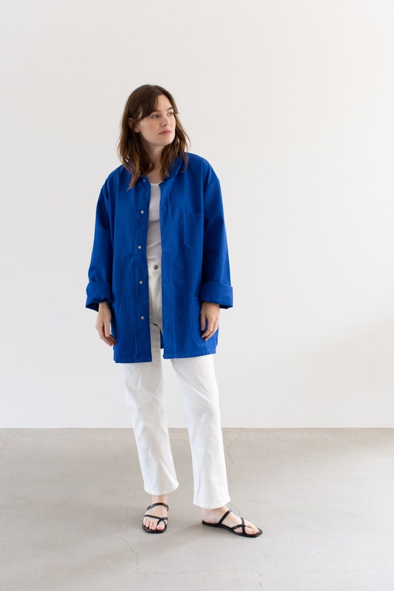 Vintage Matisse Blue Atelier Chore Coat | Unisex Brig… - Gem
