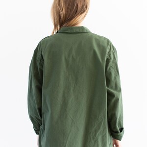 The Montmartre Jacket in Forest Green | Vintage 50s France Chore Shirt ...