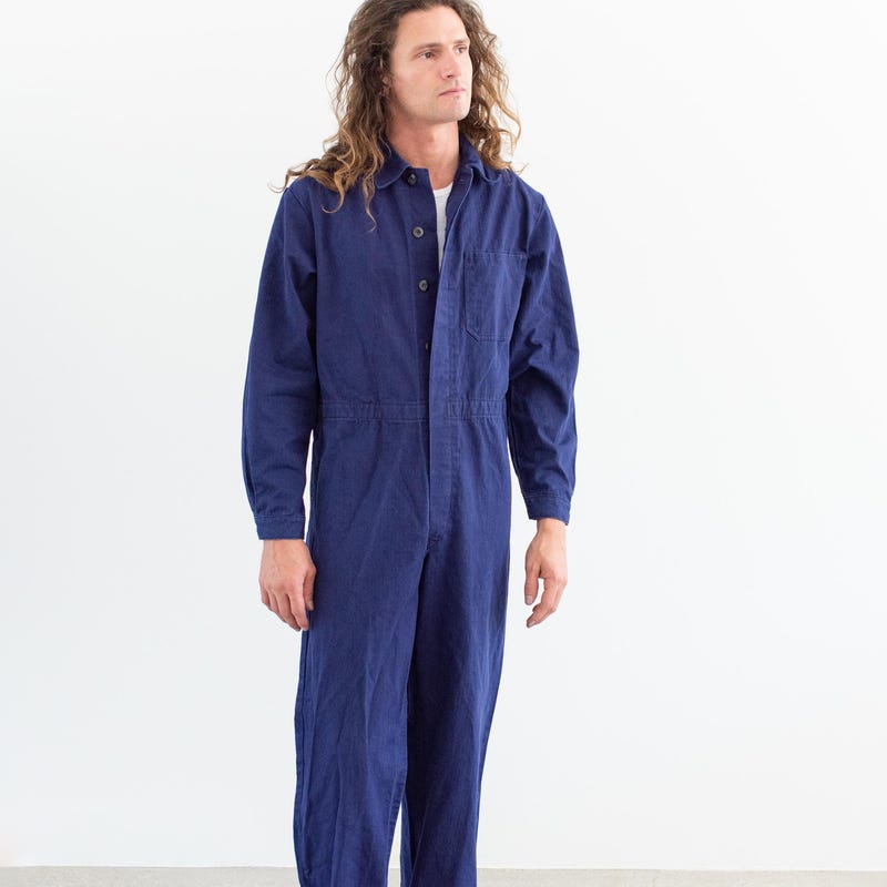 Blue Jumpsuit Men - Etsy