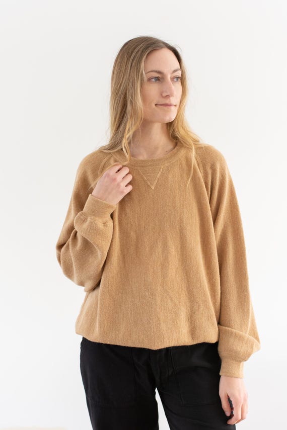 Vintage tan peruvian alpaca - Gem