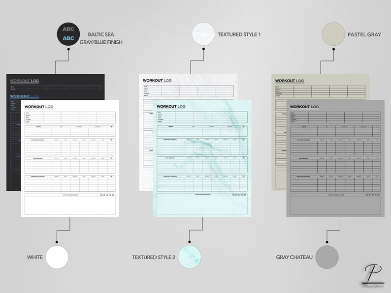 Digital Workout Log Progress Exercise Tracker Goodnotes - Etsy