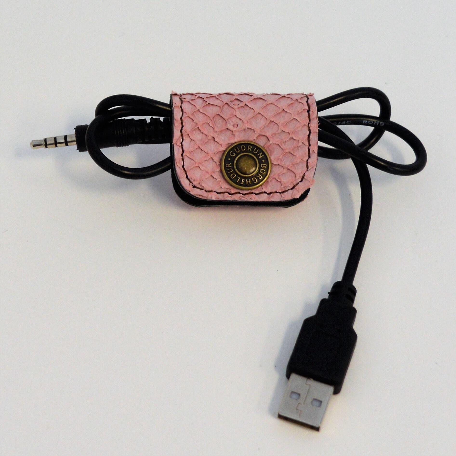 Fish Skin Cord Holder Cable Organizer. From Pink Salmon - Etsy