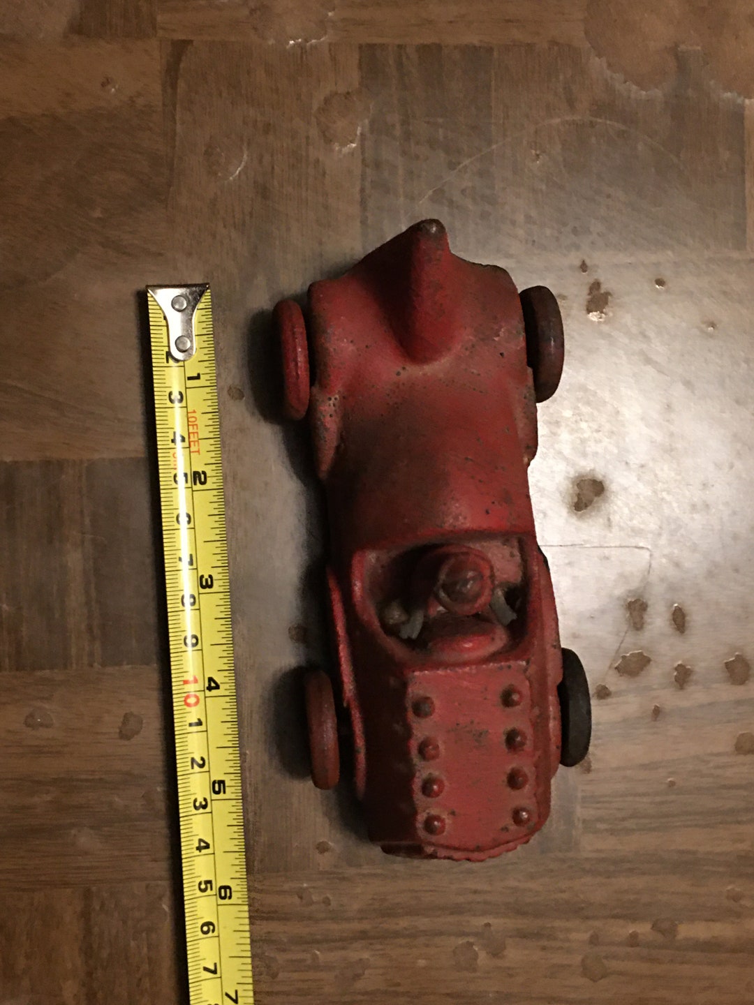 Cast Iron Race Car With Driver Circa 1915 - Etsy