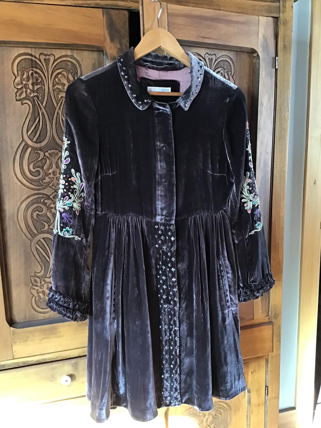 Odd Molly Velvet Coat - Etsy