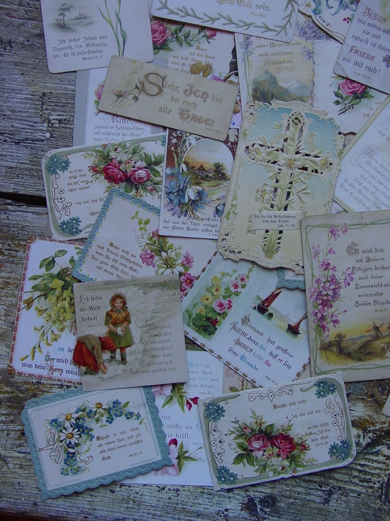 Lot of 27 Vintage German Cards - Etsy