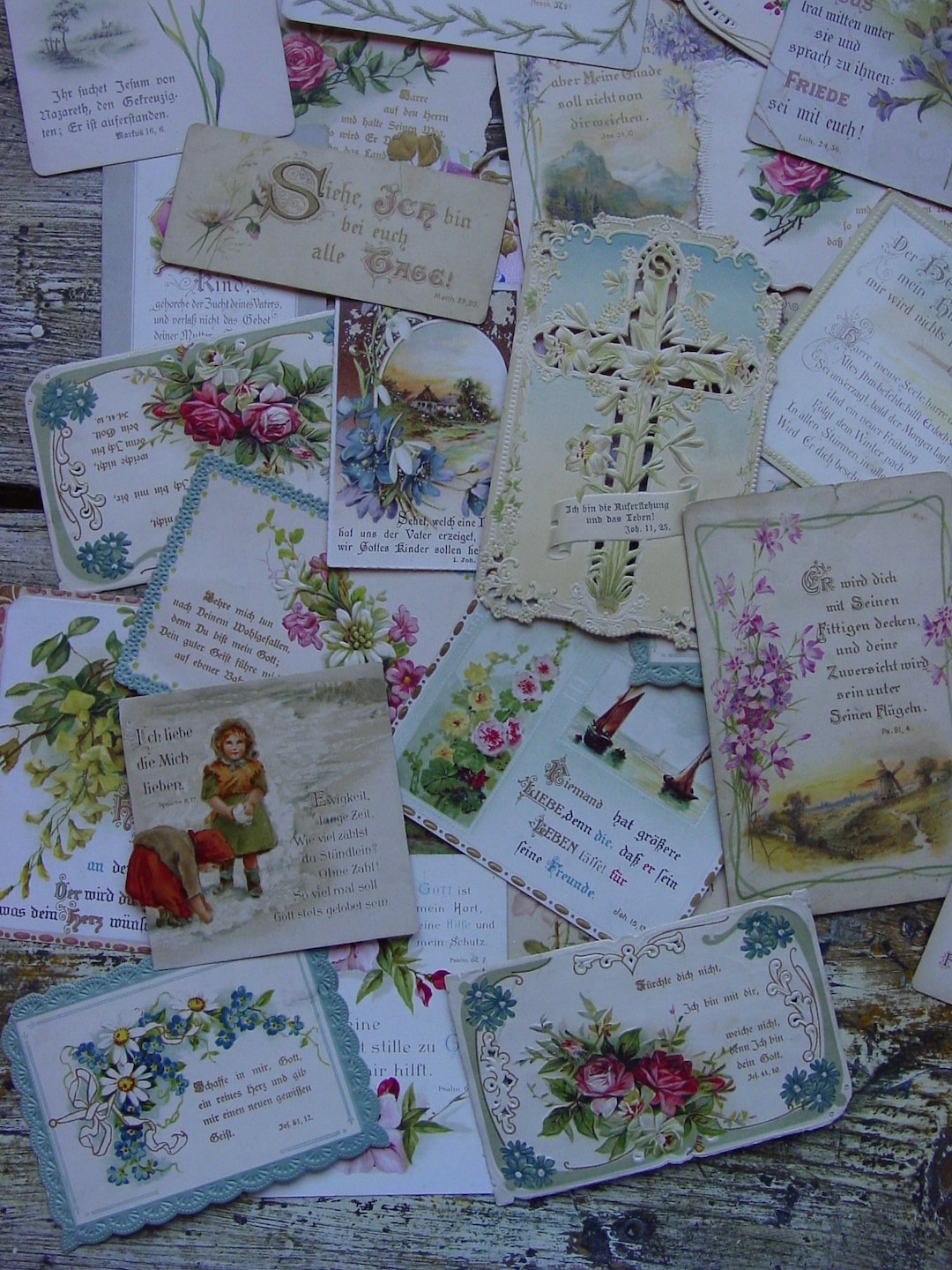 Lot of 27 Vintage German Cards - Etsy