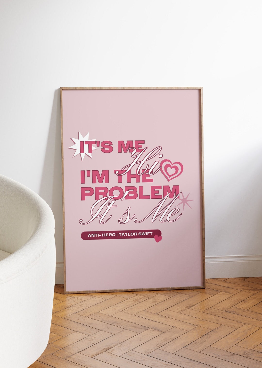 It's Me Hi I'm the Problem It's Me Poster, Anti-hero Poster, Taylor ...
