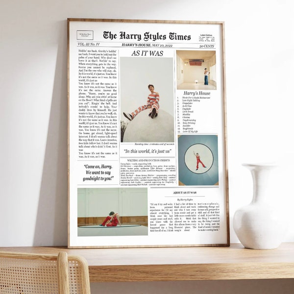 Vintage Style Poster - Etsy