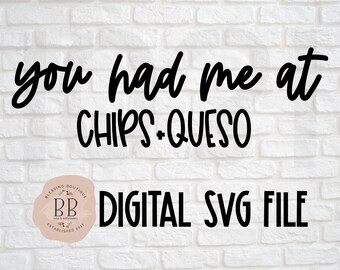 Chips and Queso Svg | Etsy