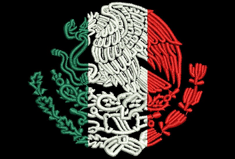 Eagle Emblem Of Mexico 6cm 2 3 Inches Three Colors Etsy