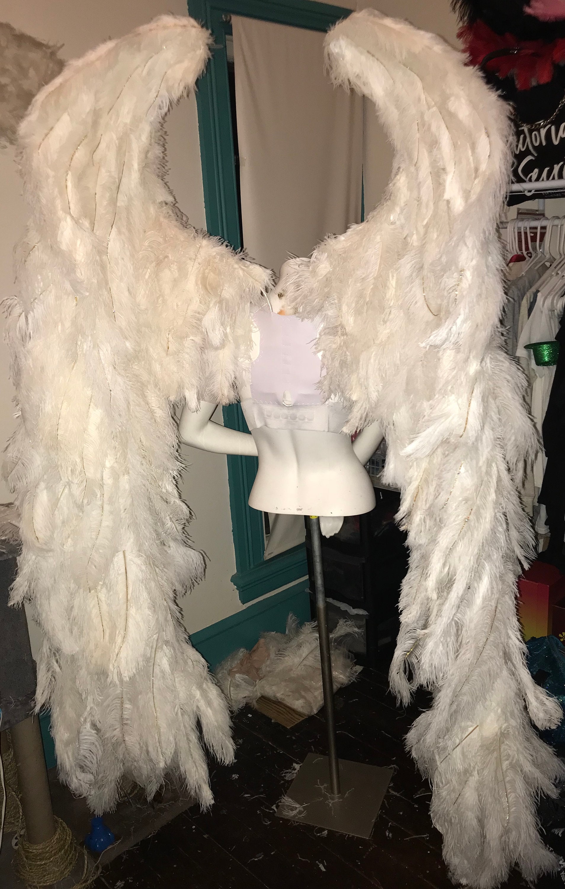 CUSTOM Made ANGEL WINGS Wearable Adjustable Bendable Straps & - Etsy