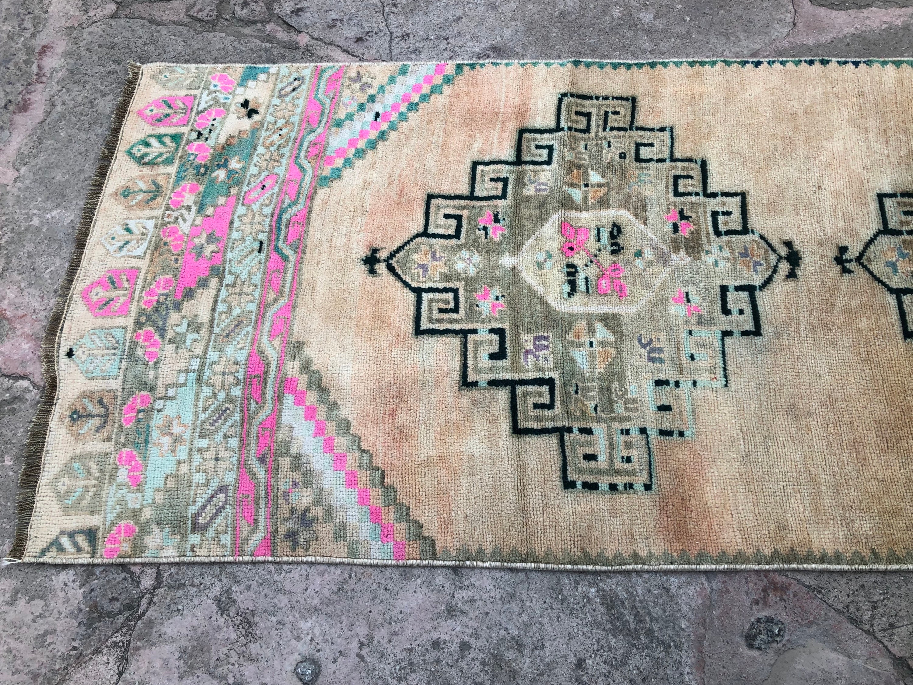 Oushak Runner Rug Hallway Oushak Runner Rug Turkish Runner | Etsy