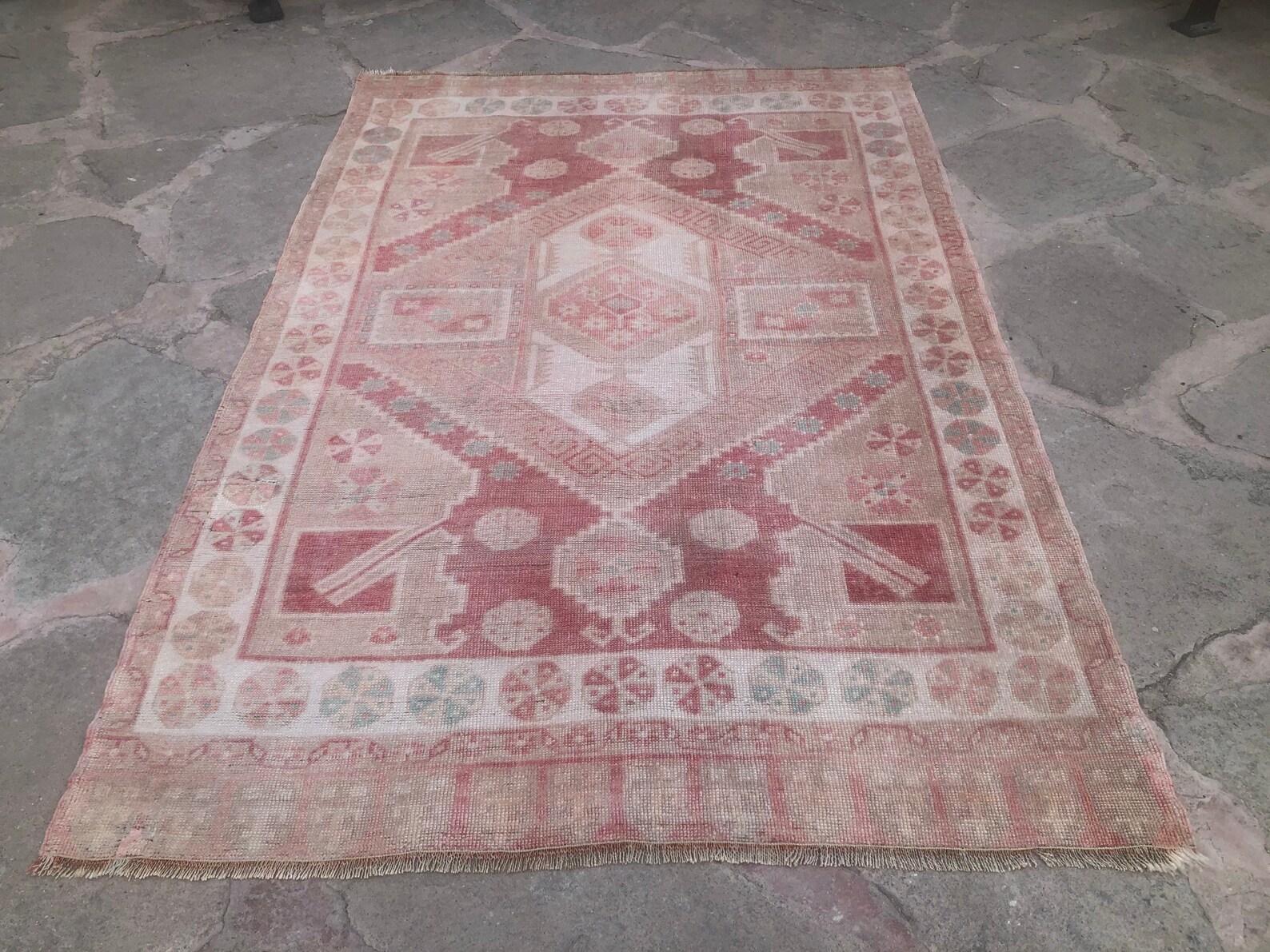 Oushak Rug / Oushak Saloon Rugs /handmade Old Turkish Wool Rug - Etsy