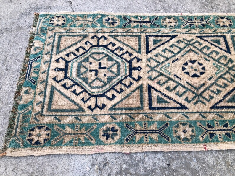 Turkish Small Rug Coffee Table Placemat Shoe Mat Yastik - Etsy