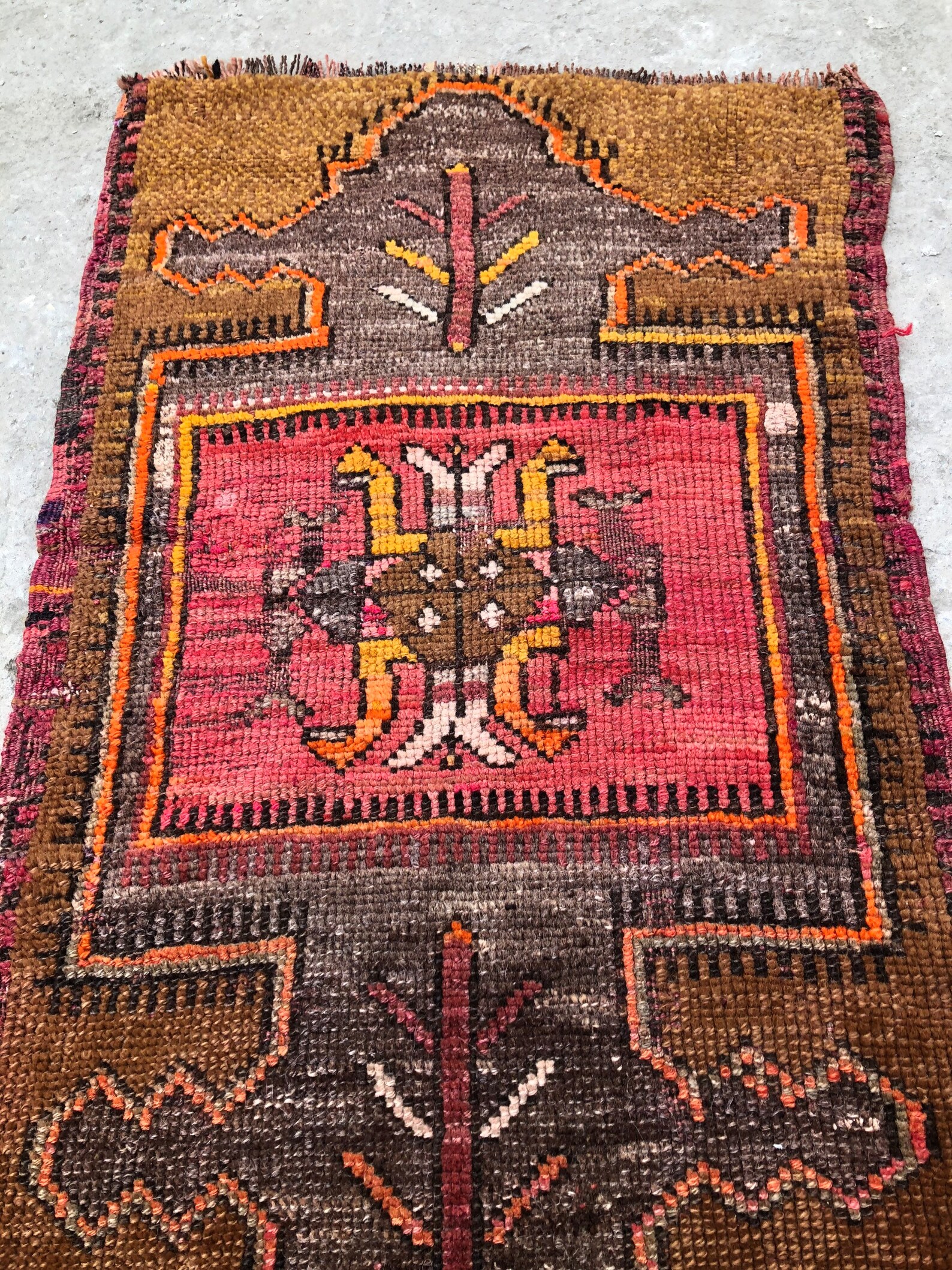 Powder Room Rug Vintage Small Rugs Turkish Small Rugs - Etsy