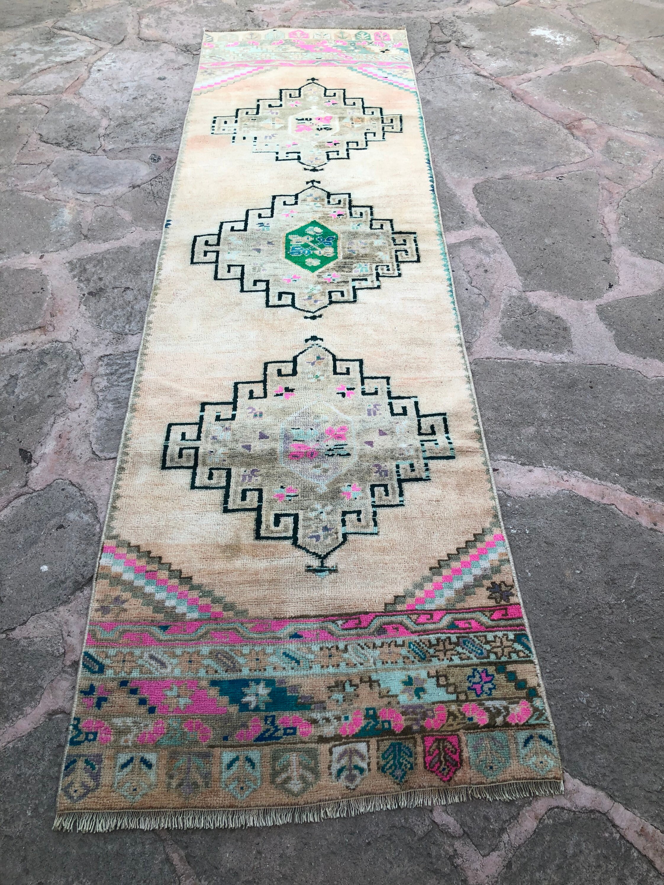 Oushak Runner Rug Hallway Oushak Runner Rug Turkish Runner | Etsy