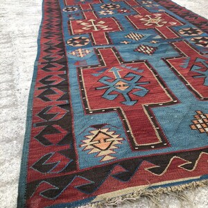Antique Avar Kilim, Antique Turkish Kilim, Front Foyer Antique Kilim ...