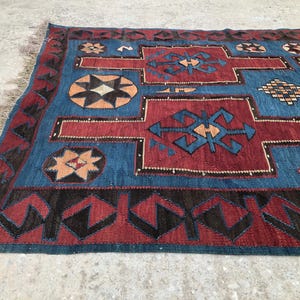 Antique Avar Kilim, Antique Turkish Kilim, Front Foyer Antique Kilim ...