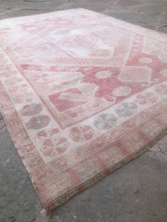 Oushak Rug / Oushak Saloon Rugs /handmade Old Turkish Wool Rug - Etsy