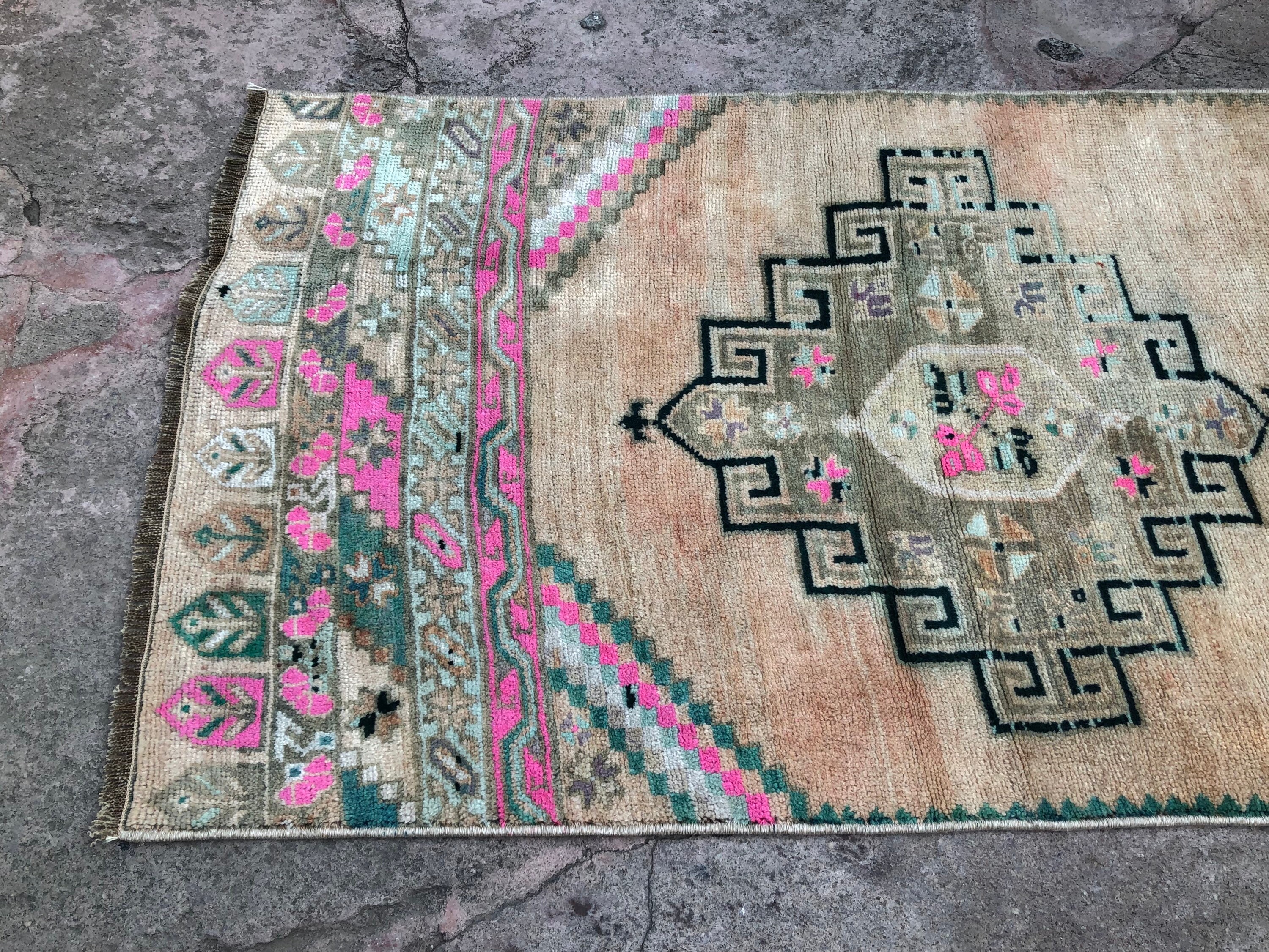 Oushak Runner Rug Hallway Oushak Runner Rug Turkish Runner | Etsy