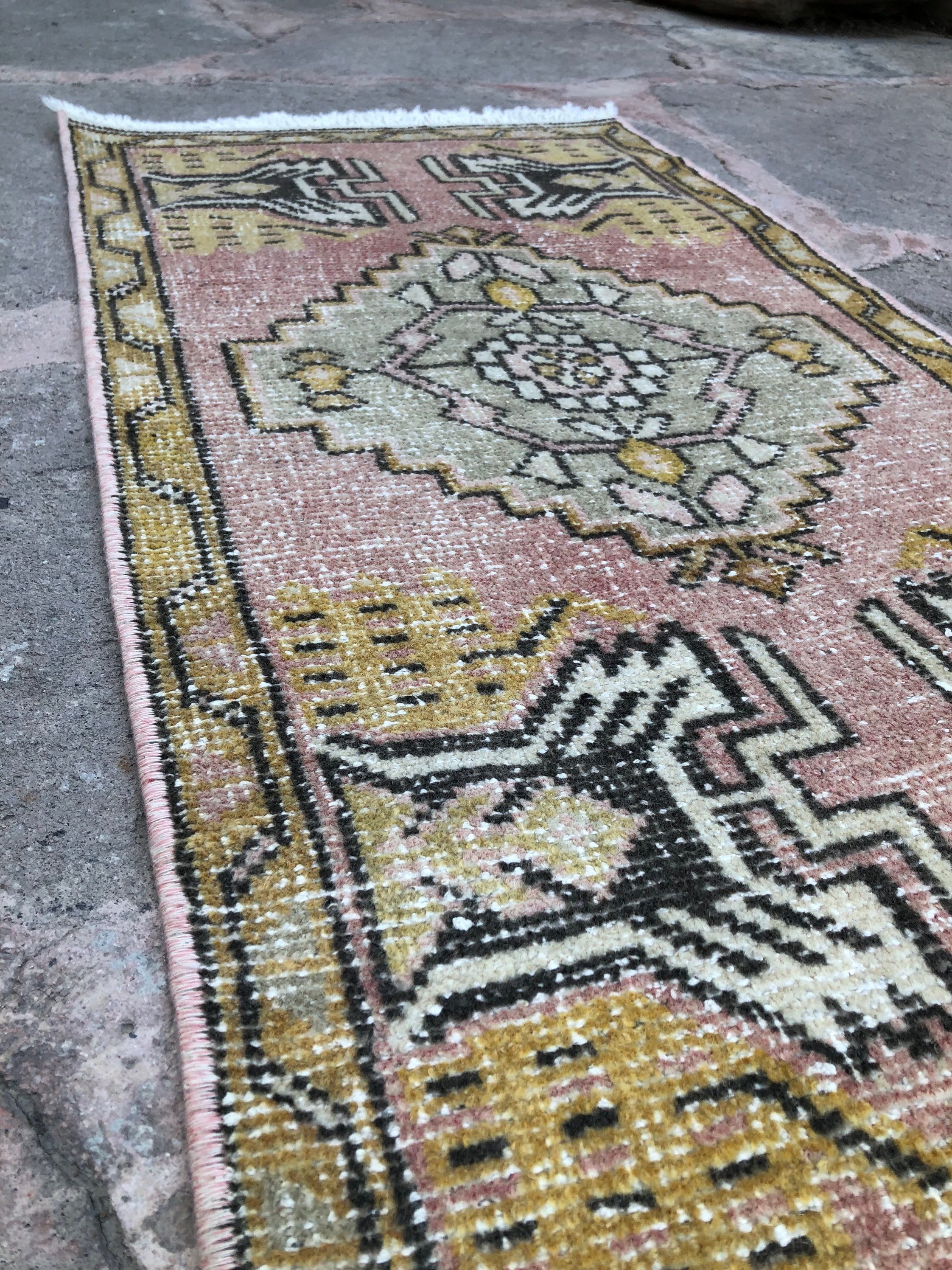 Small Rug Turkish Rug Powder Room Rug Small Oushak Rug - Etsy UK