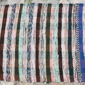 2'2x43'5 Extra Long Rag Rug Runner, Very Long Turkish Rag Rug Runner ...