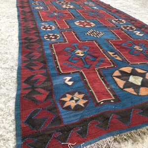 Antique Avar Kilim, Antique Turkish Kilim, Front Foyer Antique Kilim ...