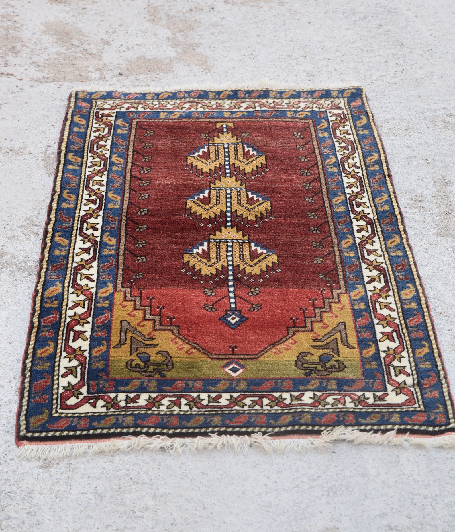 Handmade Small Turkish Rug Prayer Turkish Rug Decorative | Etsy