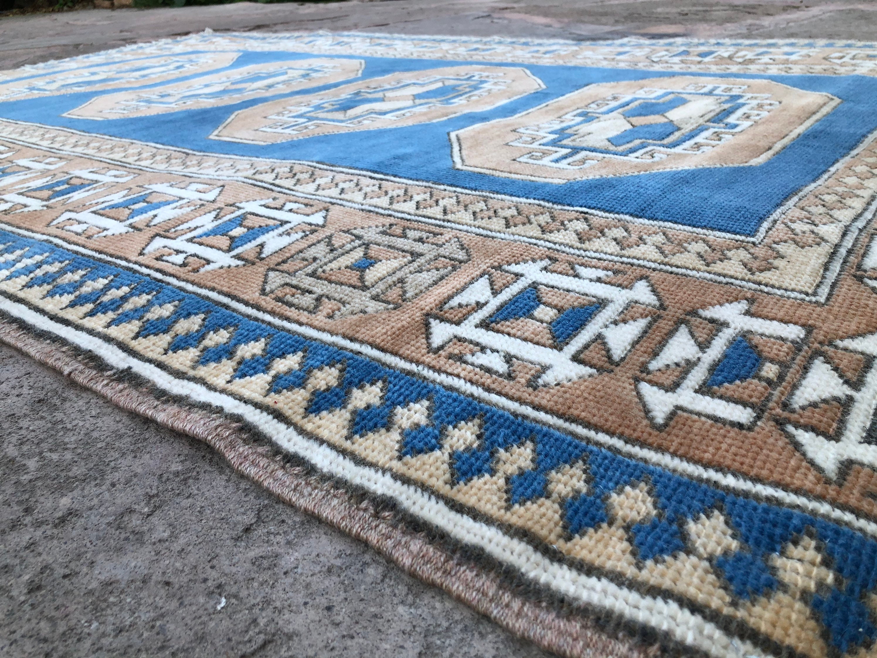 Oushak Rug / Oushak Saloon Rugs /Handmade Old Turkish Wool Rug | Etsy
