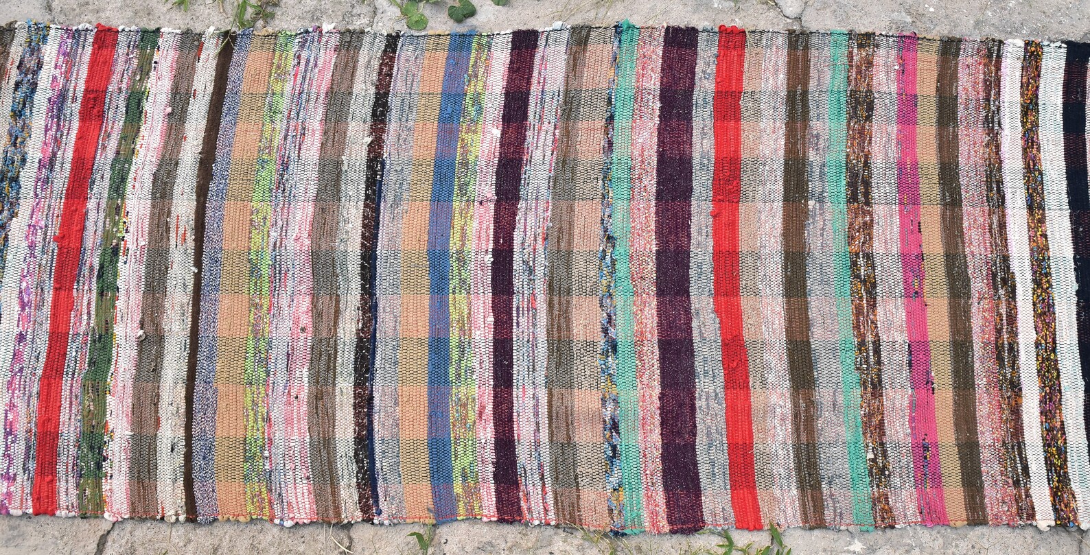 2'2x43'5 Extra Long Rag Rug Runner Very Long Turkish - Etsy